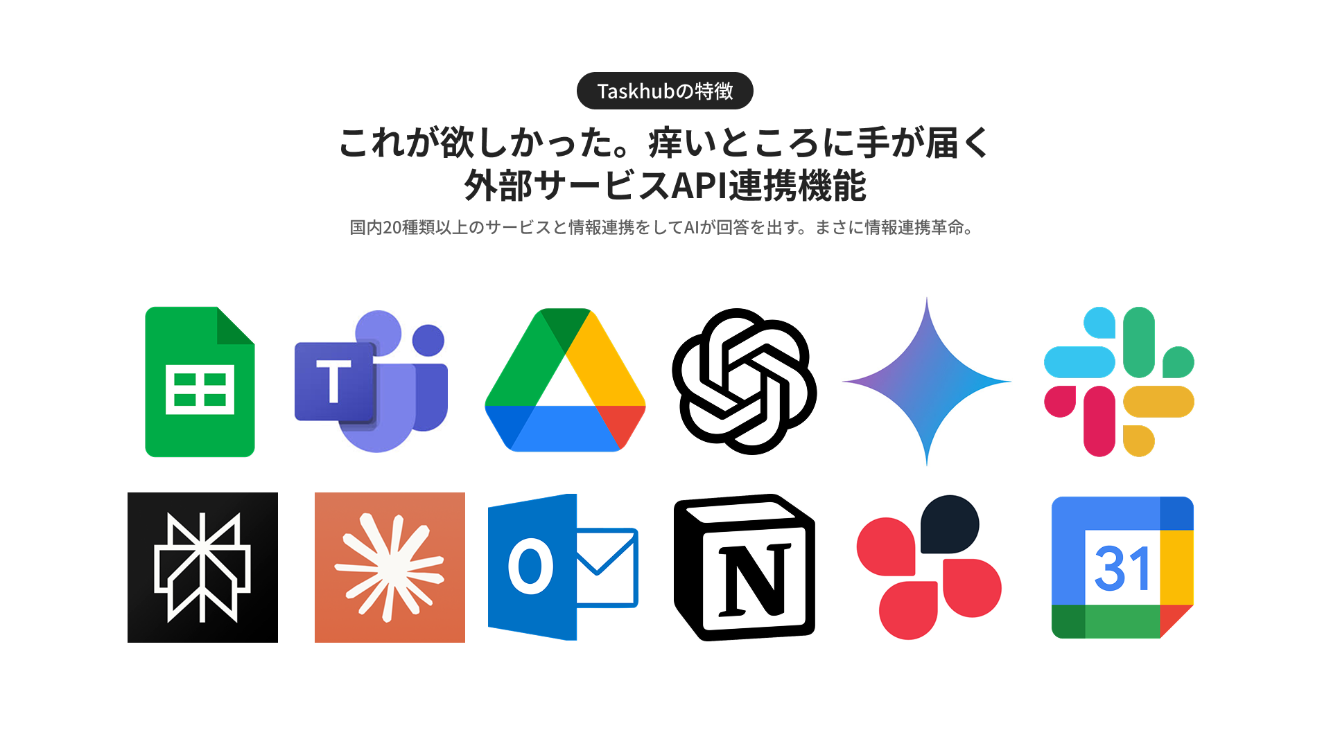 AIアプリプラットフォーム『Taskhub』アーリーアクセス版、4月25日にリリース予定 – Taskhub